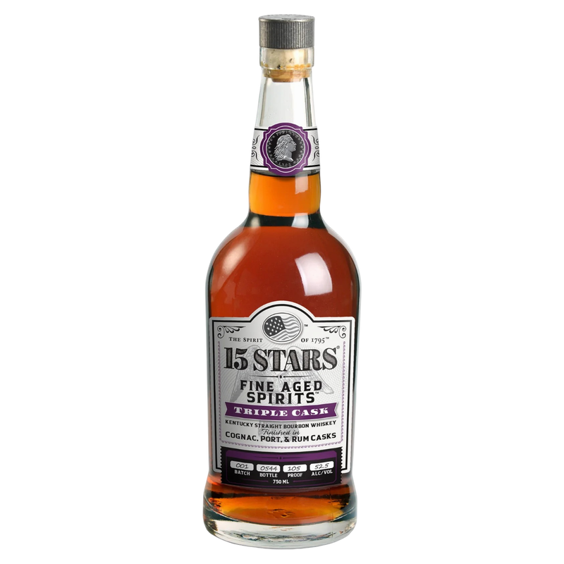 15 Stars Triple Finished in Cognac Port and Rum Casks (Batch 1) 750 ml